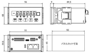 A&D 産業用イーサネット対応ウェイングインジケータ AD-4411 | インジケータ【SATO測定器.COM】